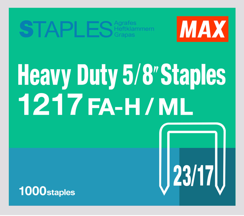MAX No. 1217FA-H Heavy-Duty Staples – MAX Philippines